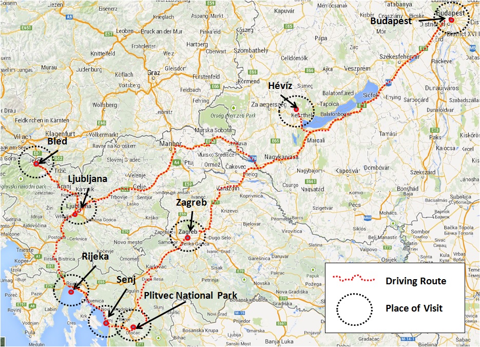 Driving Around in Croatia and Slovenia